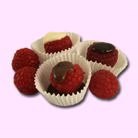 Chocolate Filled Fresh Raspberries | RASPS